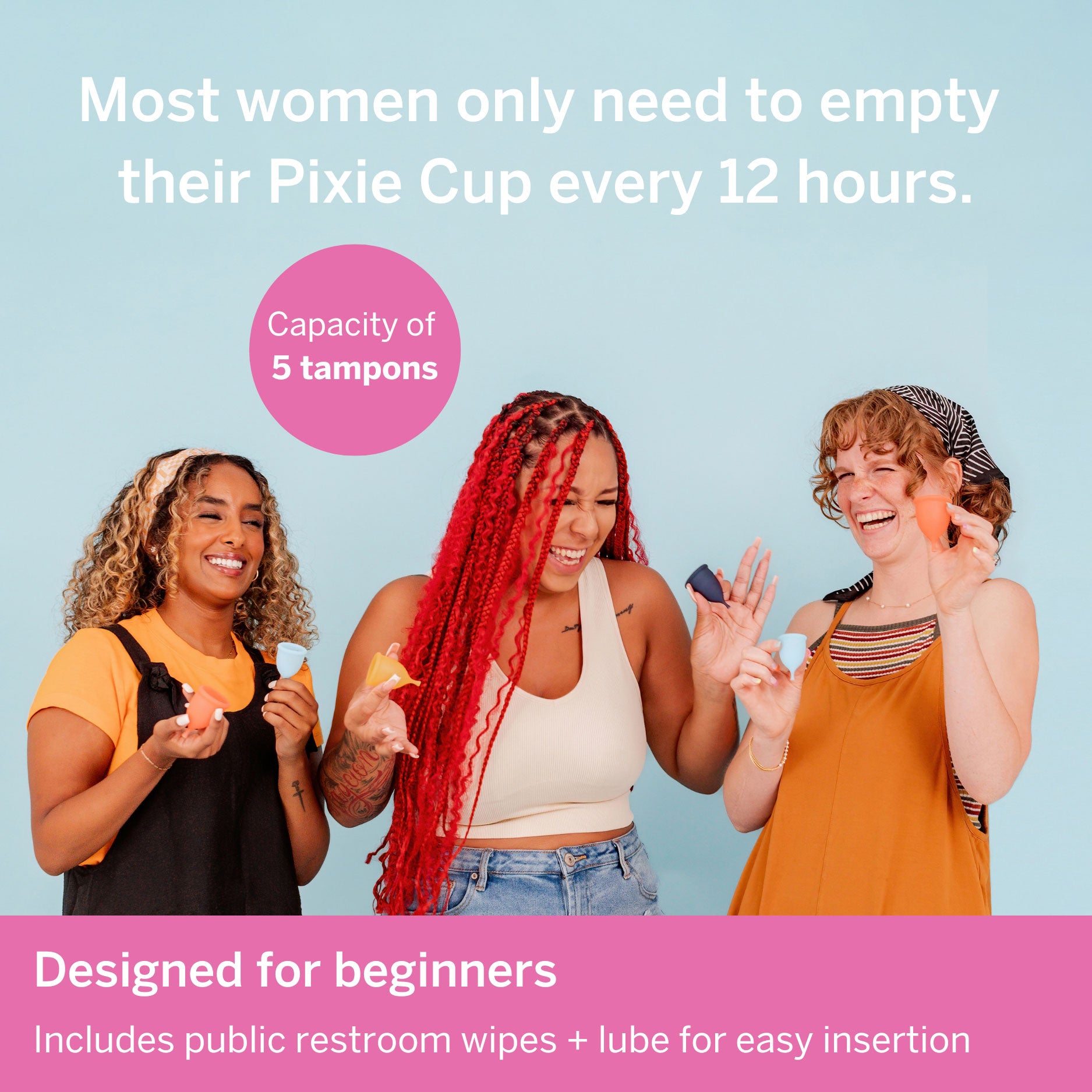 Pixie Classic Small menstrual cup | Also available in XS, large, XL – Pixie Cup