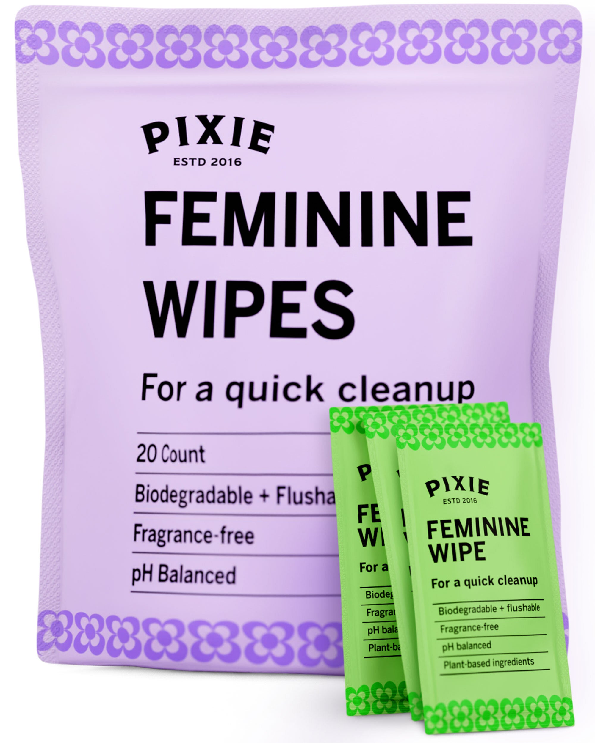 Pixie Wipes | Menstrual cup cleaning wipes – Pixie Cup
