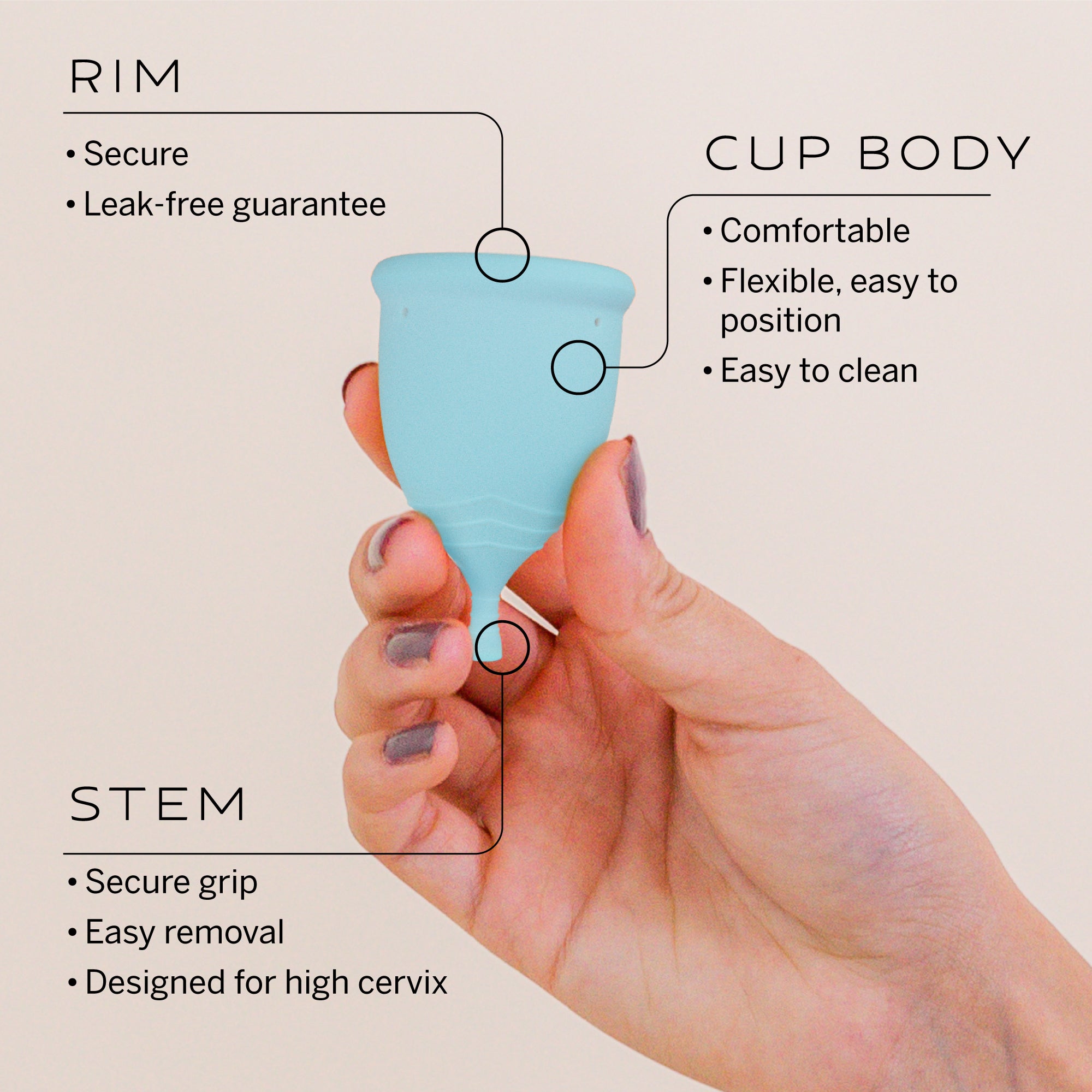 Pixie Classic Small menstrual cup | Also available in XS, large, XL – Pixie Cup