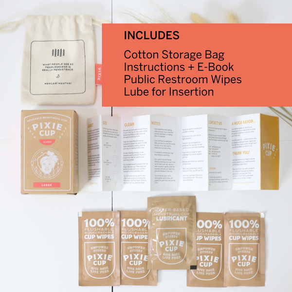 Pixie Cup | Menstrual cups and other products for period freedom