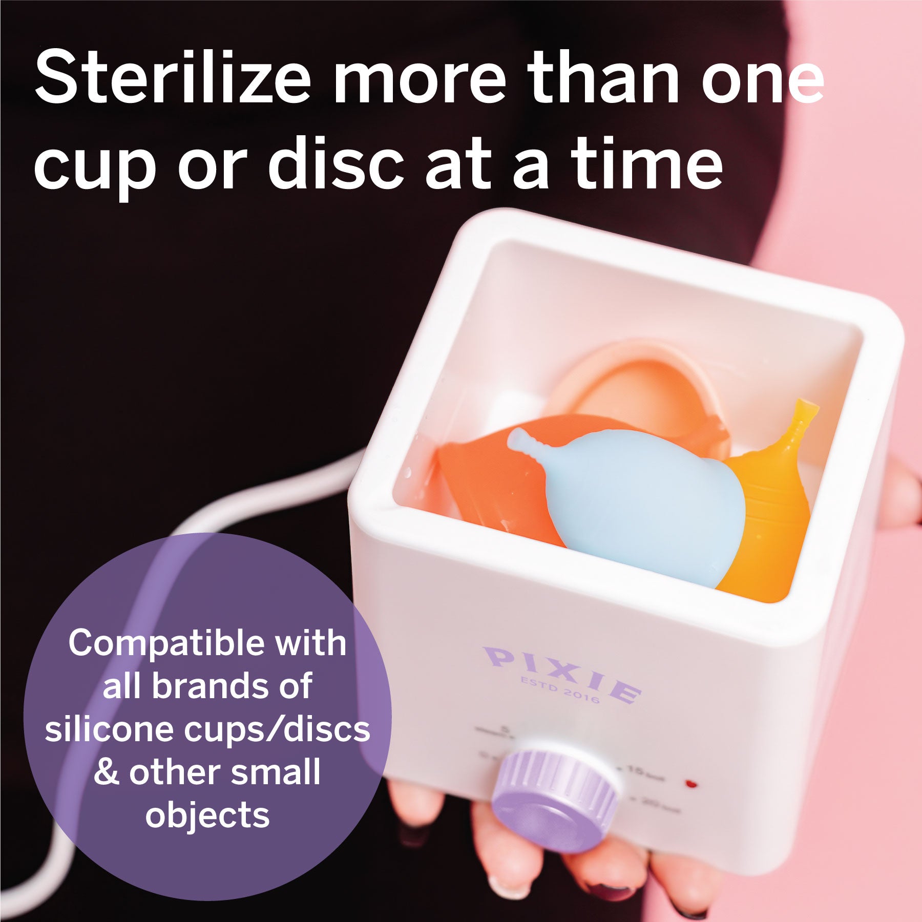 Pixie Ginny Sanitizer | Easy, Discreet Menstrual Cup Cleaning – Pixie Cup