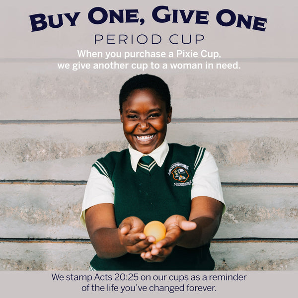 Pixie Cup | Menstrual cups and other products for period freedom