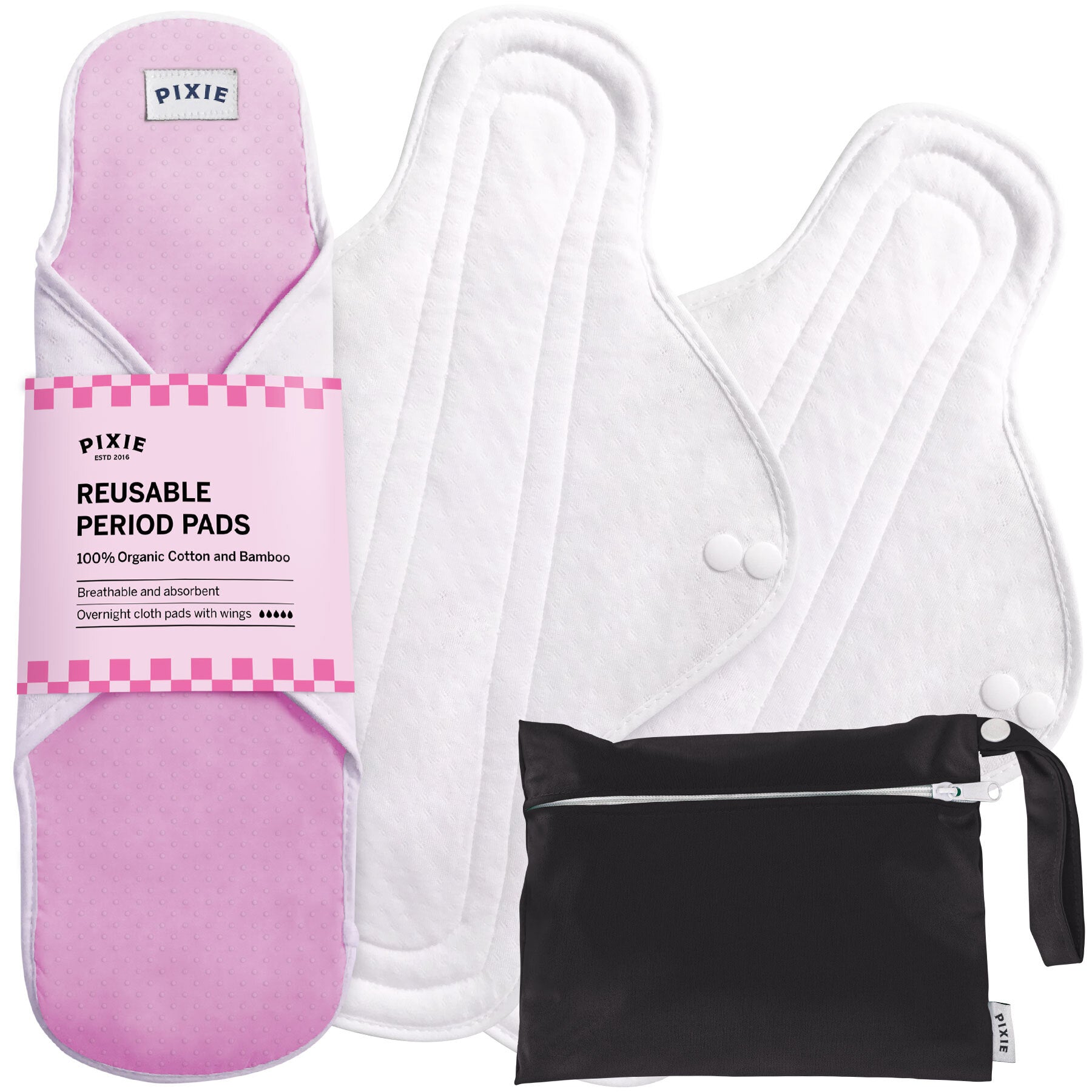 Pixie Pads | Reusable cloth pads made with organic cotton – Pixie Cup