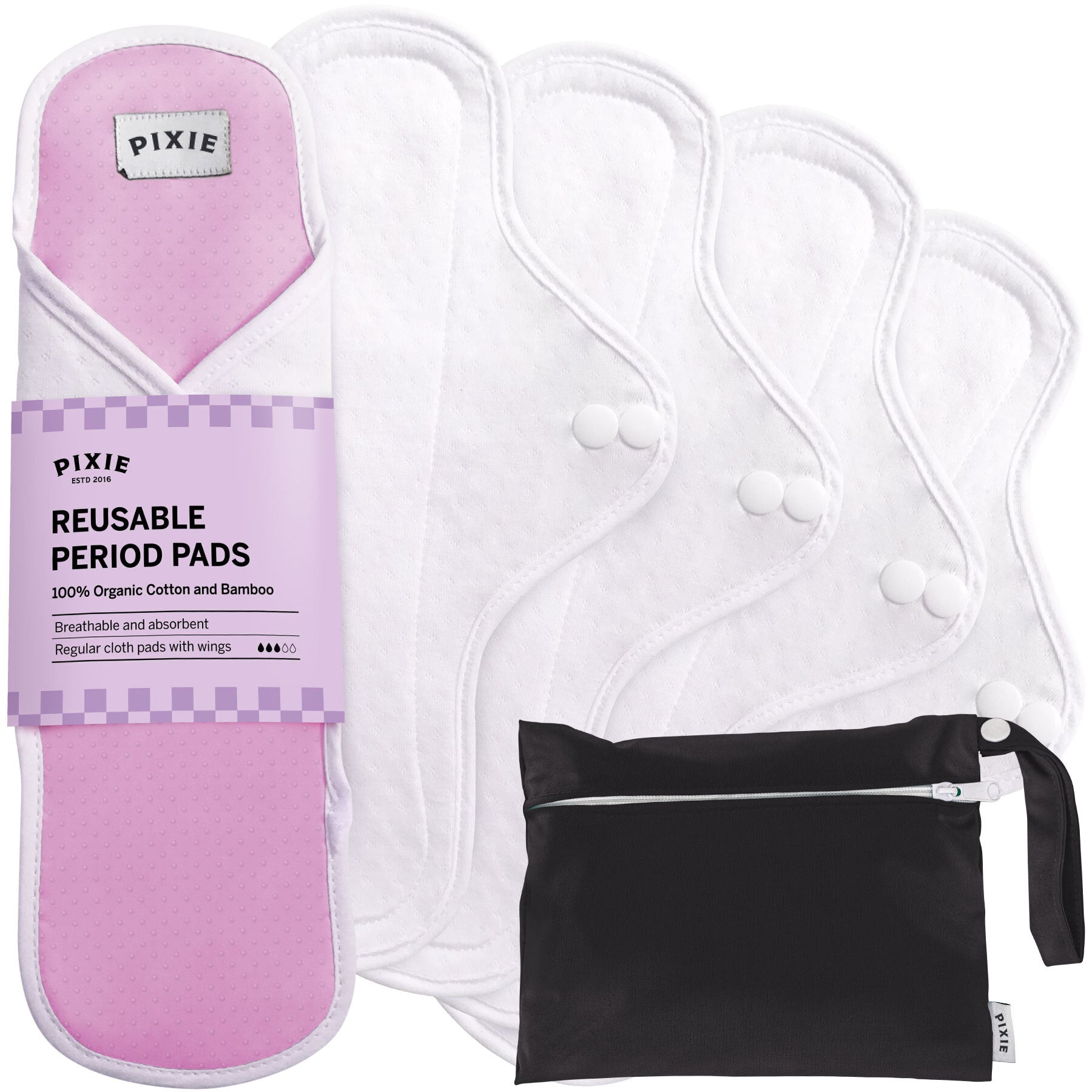 Pixie Pads | Reusable cloth pads made with organic cotton – Pixie Cup