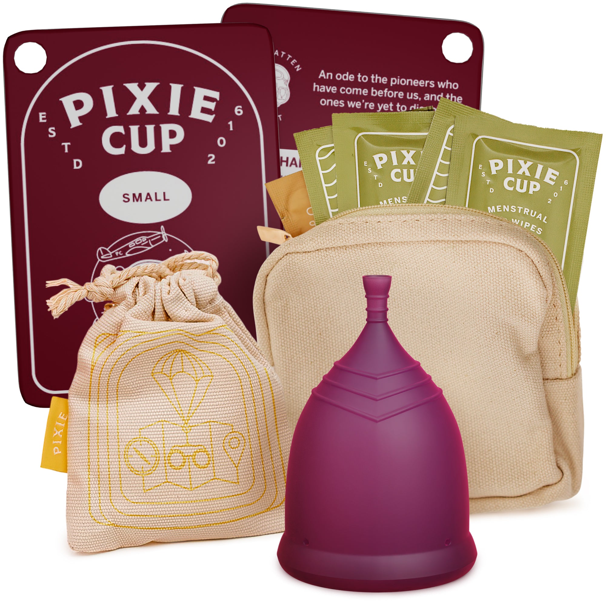 Pixie Classic Small menstrual cup | Also available in XS, large, XL – Pixie Cup