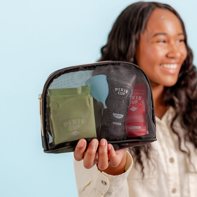 Pixie Cup's Teen Kit - Menstrual Cup Kit for cup care on the go