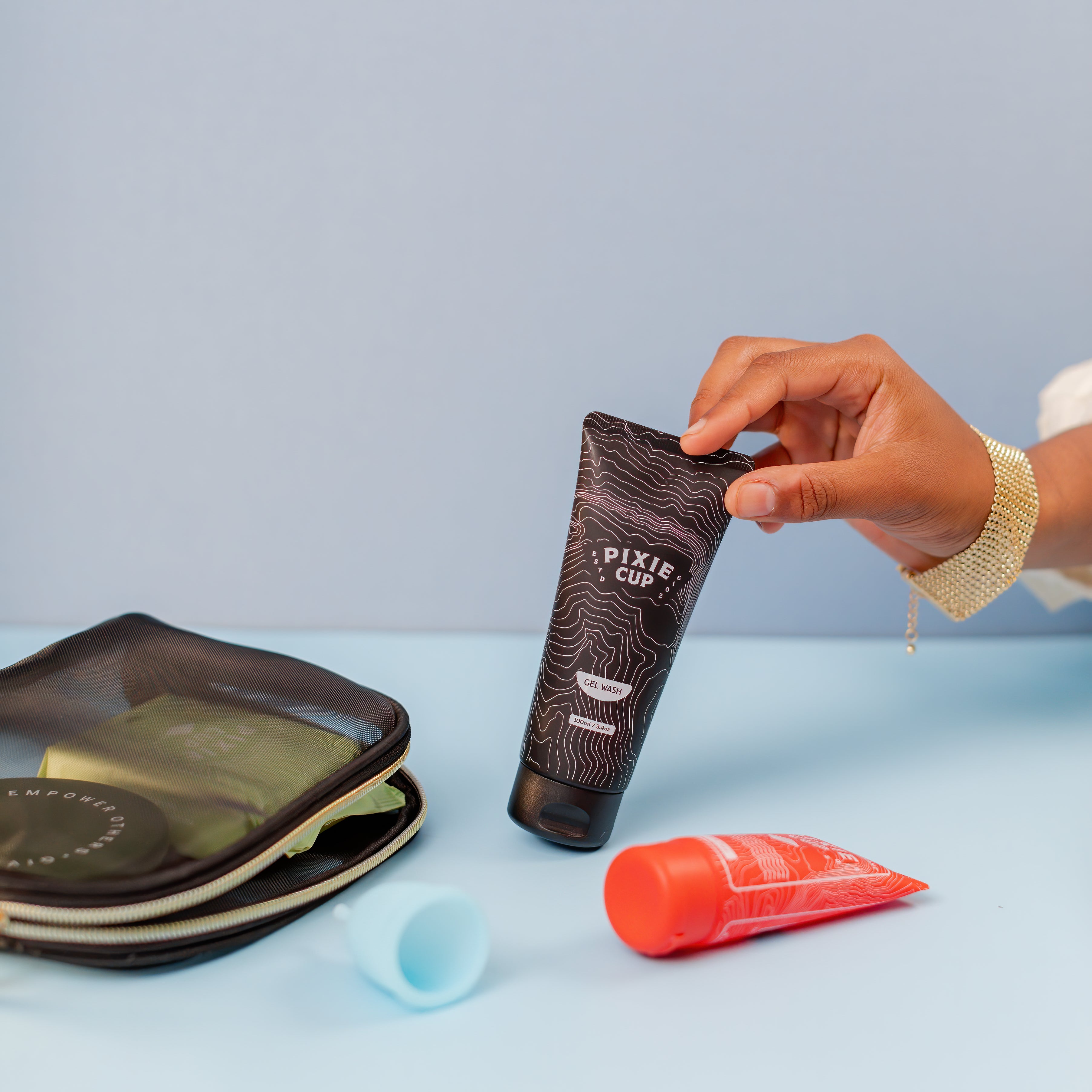 Pixie Cup's Teen Kit - Menstrual Cup Kit for cup care on the go