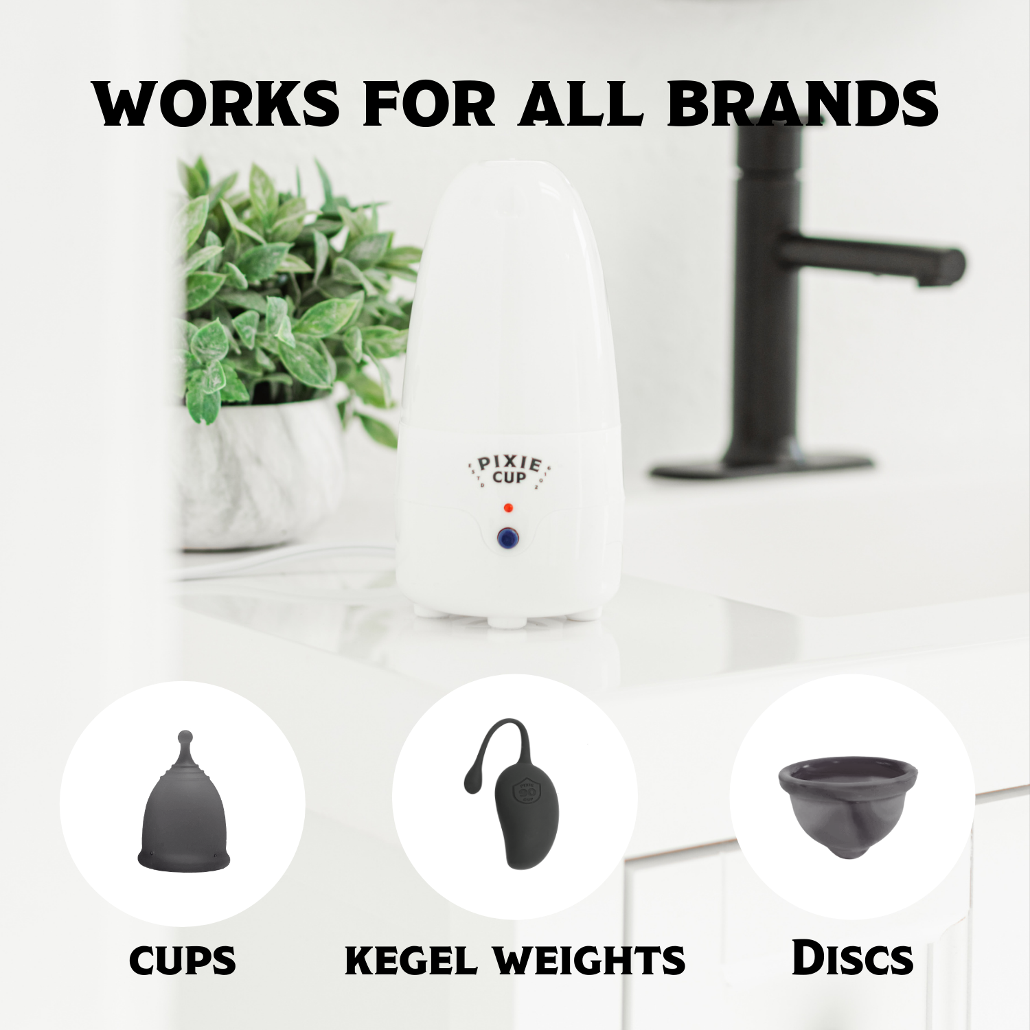 Pixie Cup Steamer | The most popular menstrual cup steamer!